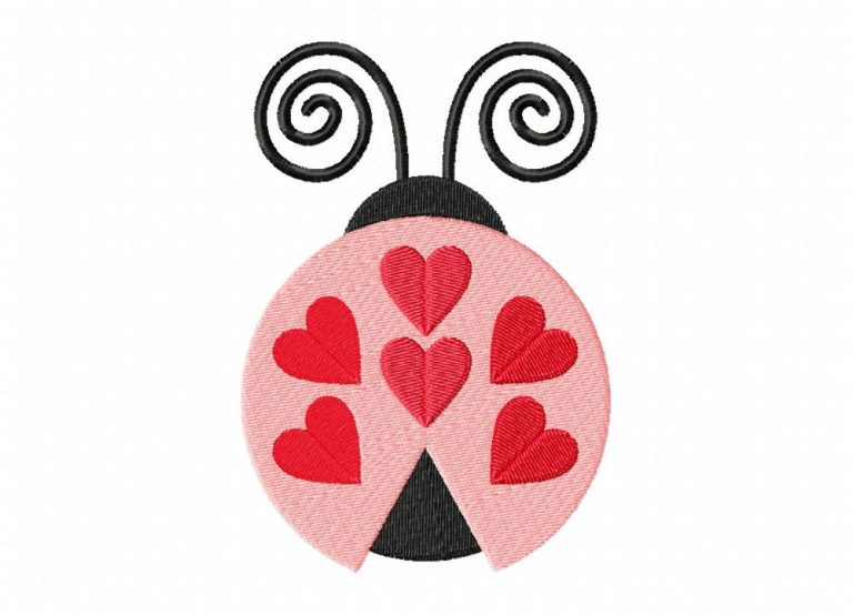 Love Bug 3 Embroidery Design – Daily Embroidery