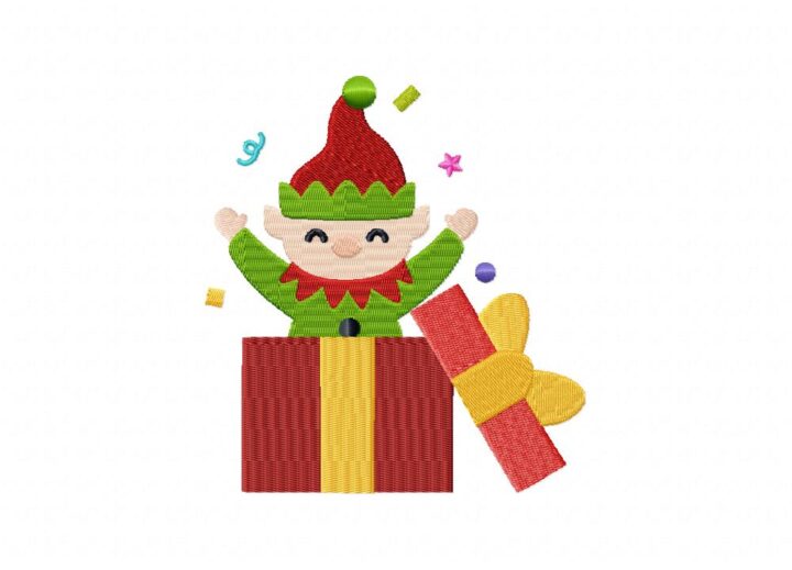 Elf Surprise Embroidery Design – Daily Embroidery
