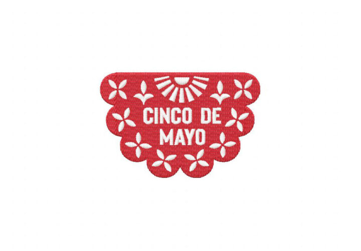 Cinco De Mayo Bunting Embroidery Design – Daily Embroidery