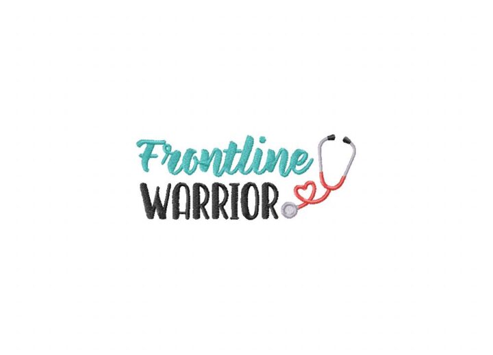 Frontliner Warrior Embroidery Design – Daily Embroidery