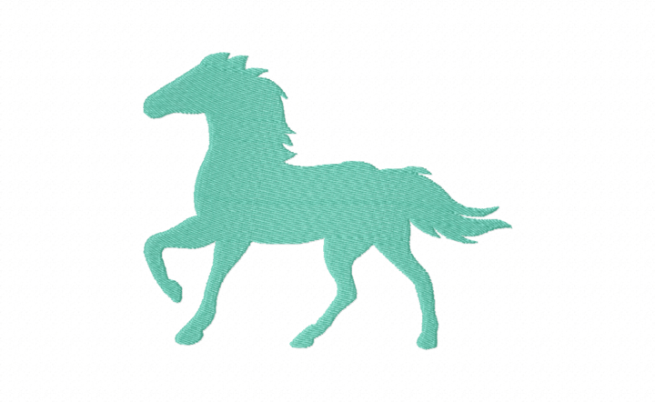 Horse Stitched Embroidery Design – Daily Embroidery