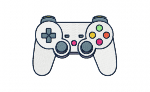 Game Controller Stitched Embroidery Design – Daily Embroidery