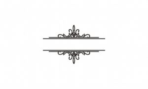 Elegant Line Border Stitched Embroidery Design – Daily Embroidery