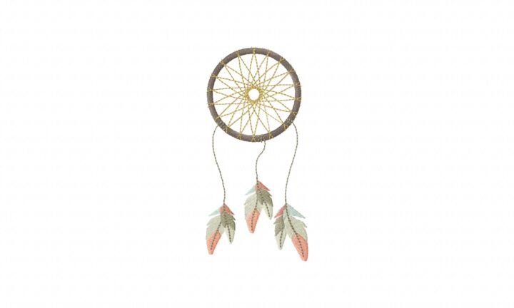 Beautiful Dream Catcher Stitched Embroidery Design – Daily Embroidery